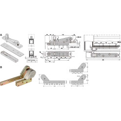 Kit complet de bras double action pour Dorint 750 et 840 / pce