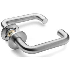 Garniture sur rosace ronde (4mm) PBA U Ø16mm inox 316 / pce