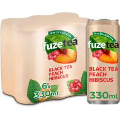 Fuze Tea boisson rafraîchissant, non pétillant, canette sleek de 33 cl ...