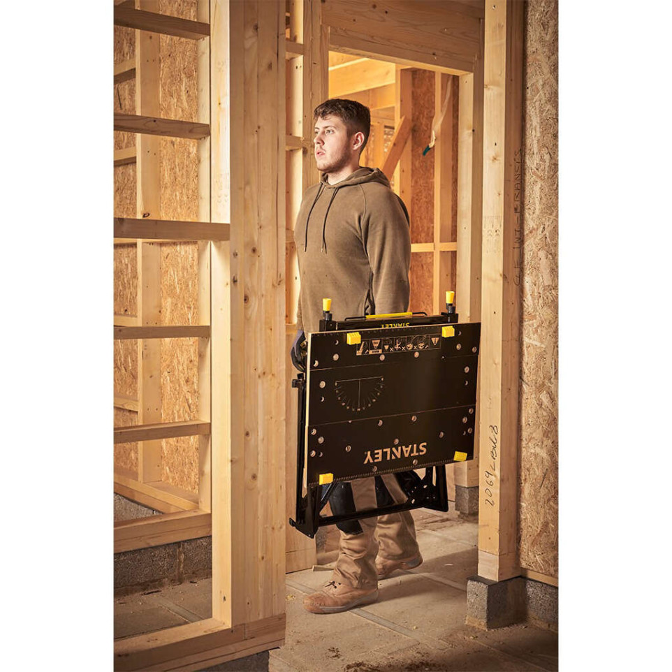 Stanley Pro Inklapbare Bankschroefklem Werkbank / pce