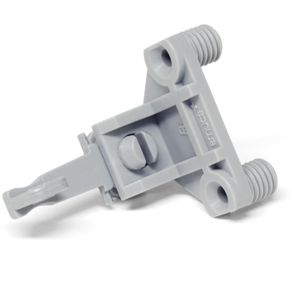 Support long A pour profil GOLA PVC gris / pce