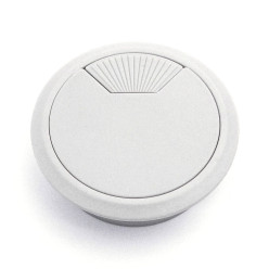 Passe-câbles PVC Ø 60mm blanc / pce