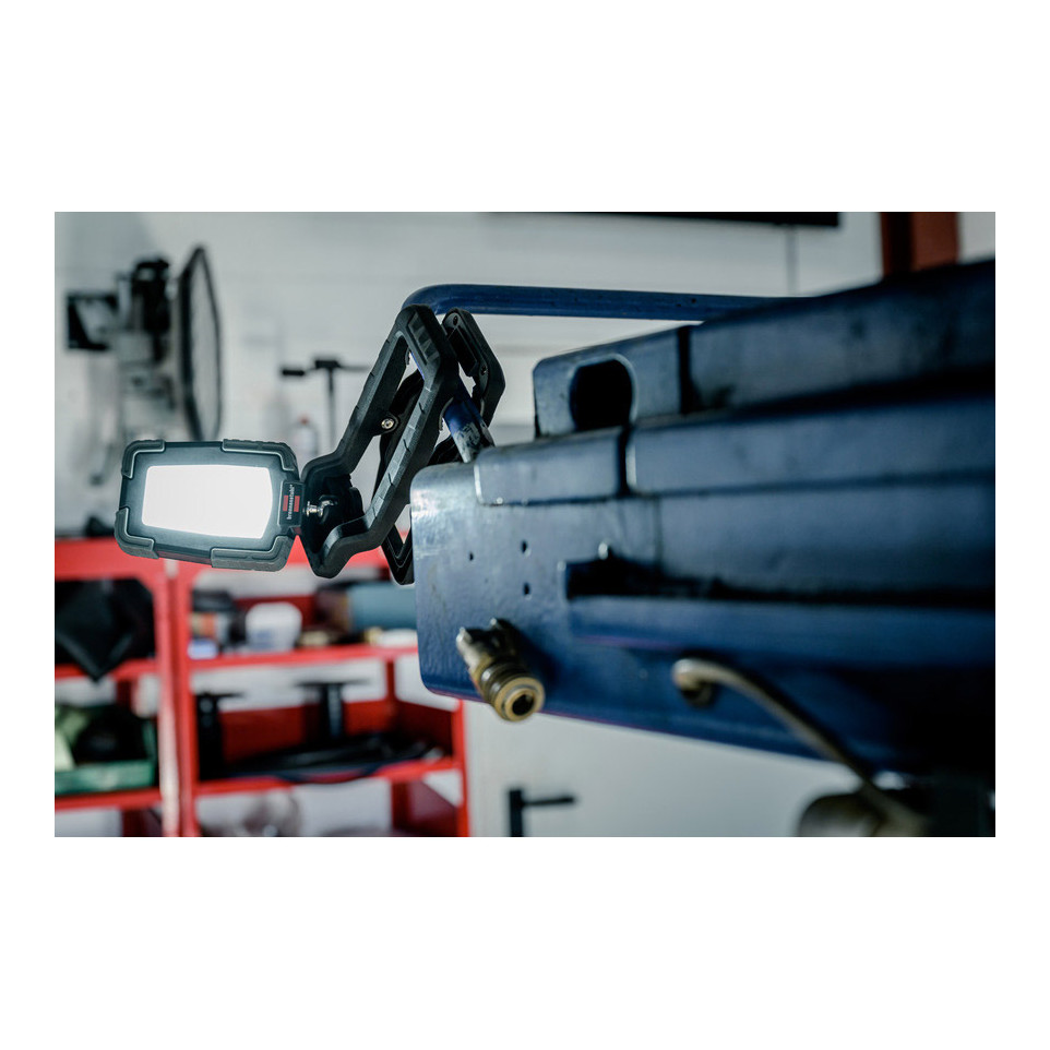 Mobiele LED accu spot + clip - 950 lumen - IP65 / pce
