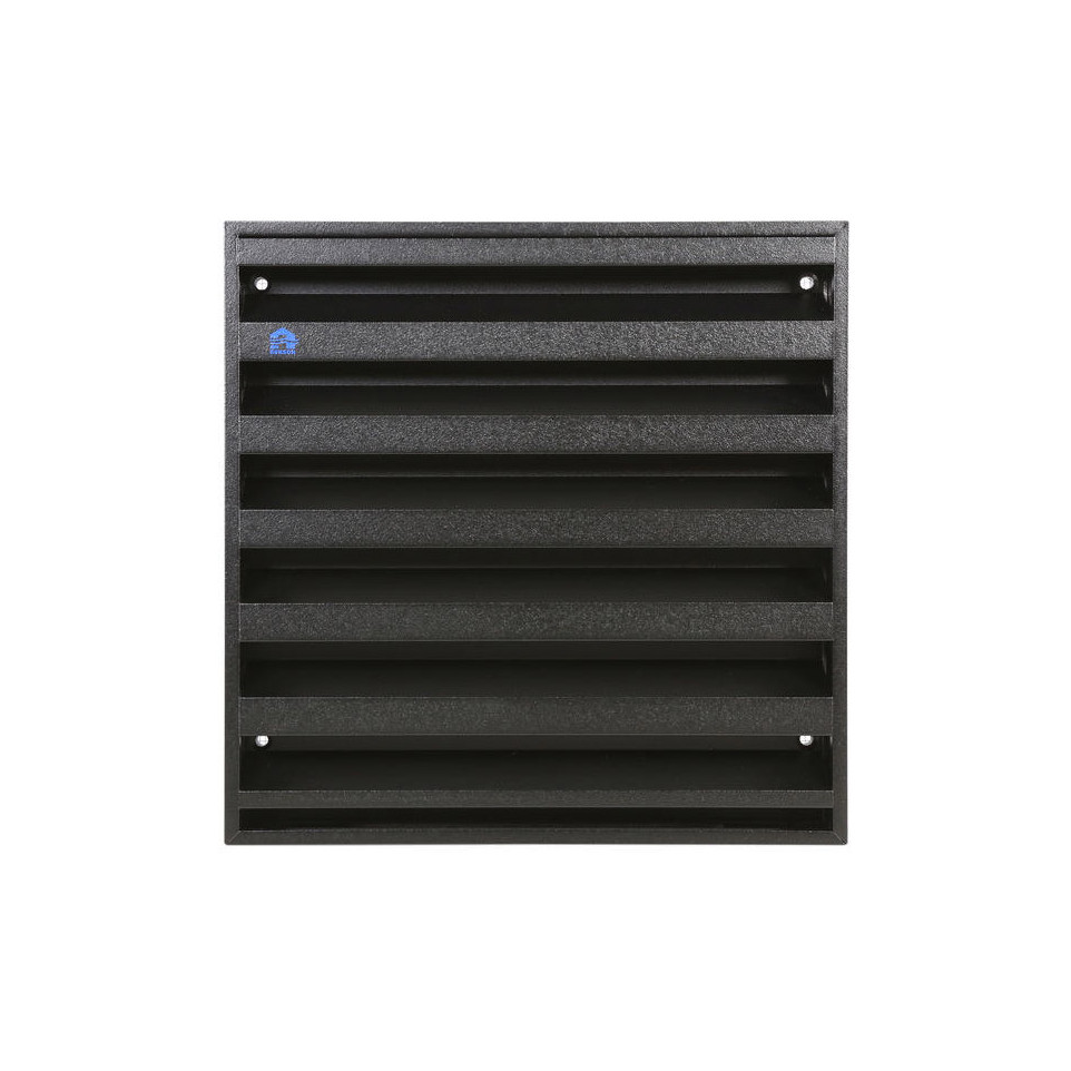 Grille murale Renson 431 Ral 9005 165x165mm / pce