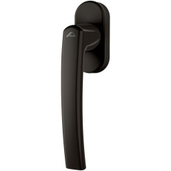 Poignée de châssis à carré Rotoline Secustik 30mm R04.1 brun 8019 / pce