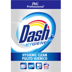 Dash Professional Hygène Plus lessive en poudre, boîte de 5,75 kg, 115 ...