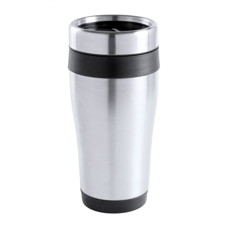 Caprol black silver thermo cup