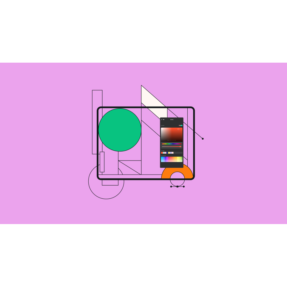 Graphic design 30 x 30 cm