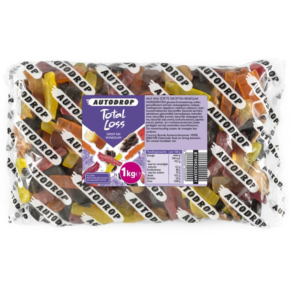 Autodrop bonbons Total Loss, sachet de 1 kg