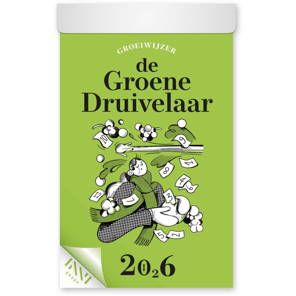 Bloc éphéméride De Groene Druivelaar 2026