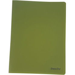Bronyl protège-documents Nature ft A4, en PP, 50 pochettes, vert kaki