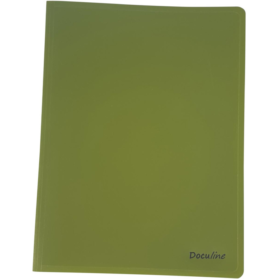 Bronyl protège-documents Nature ft A4, en PP, 50 pochettes, vert kaki
