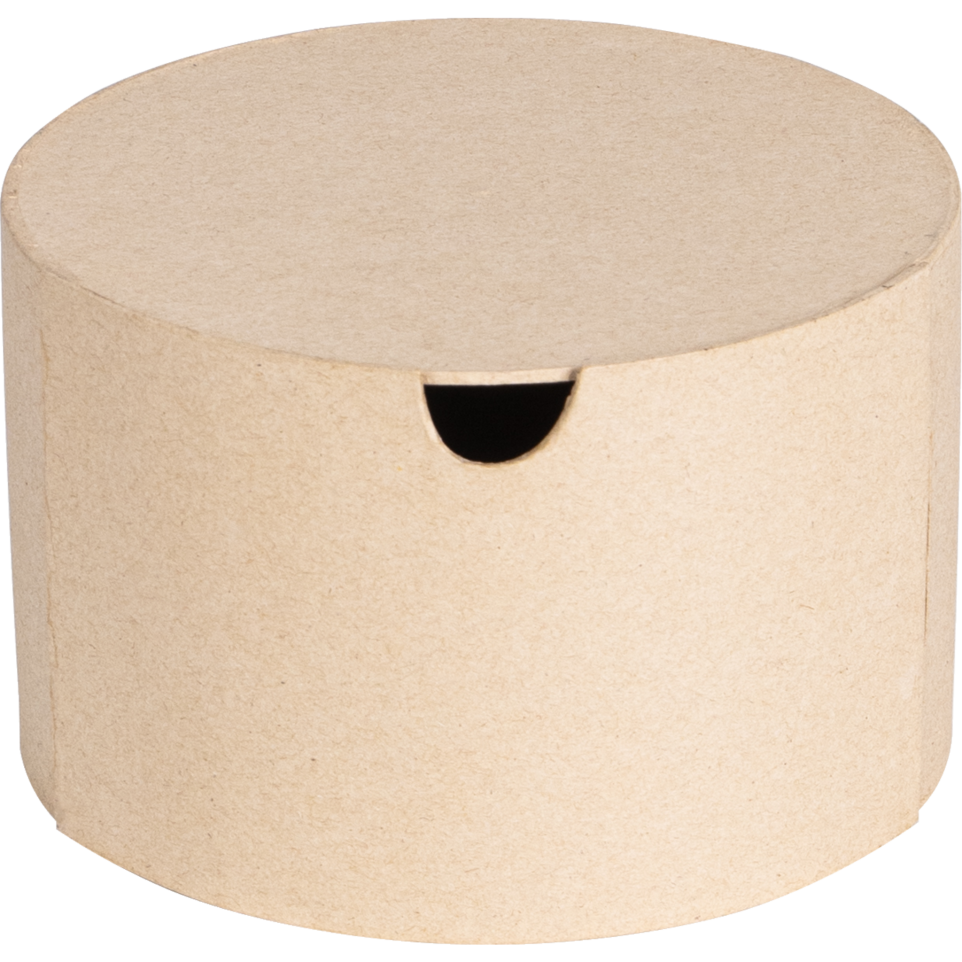 Ronde doos met lade 16x16x10cm-/ St.