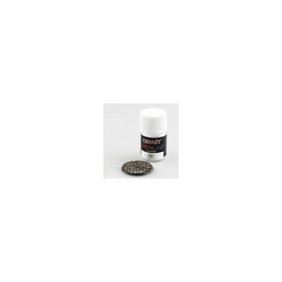 CERNIT - Ultra-shiny effect colored powder - Gold - Can be mixed - 5g ...