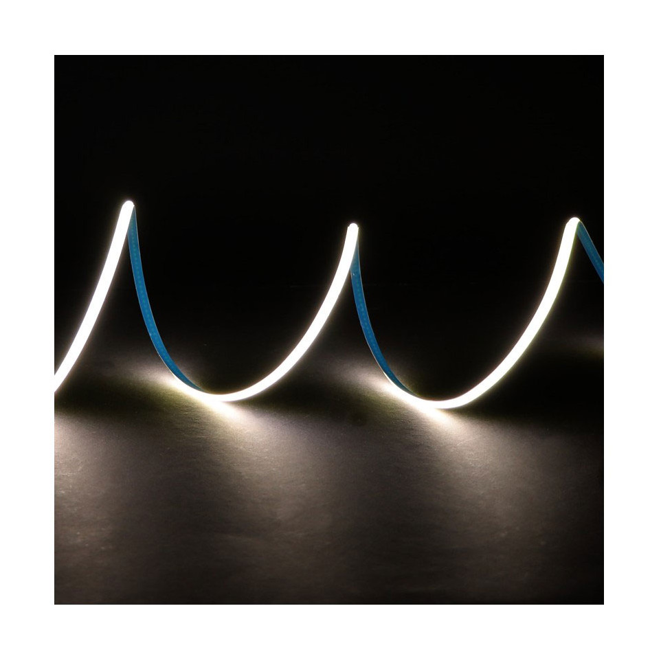 LED COB Slim 5mx5mm 24V DC warm wit 11W/m 1020lm/m IP20 / 5m