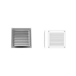 Grille estampée 436 Renson Ral 9010 200x200mm / pce
