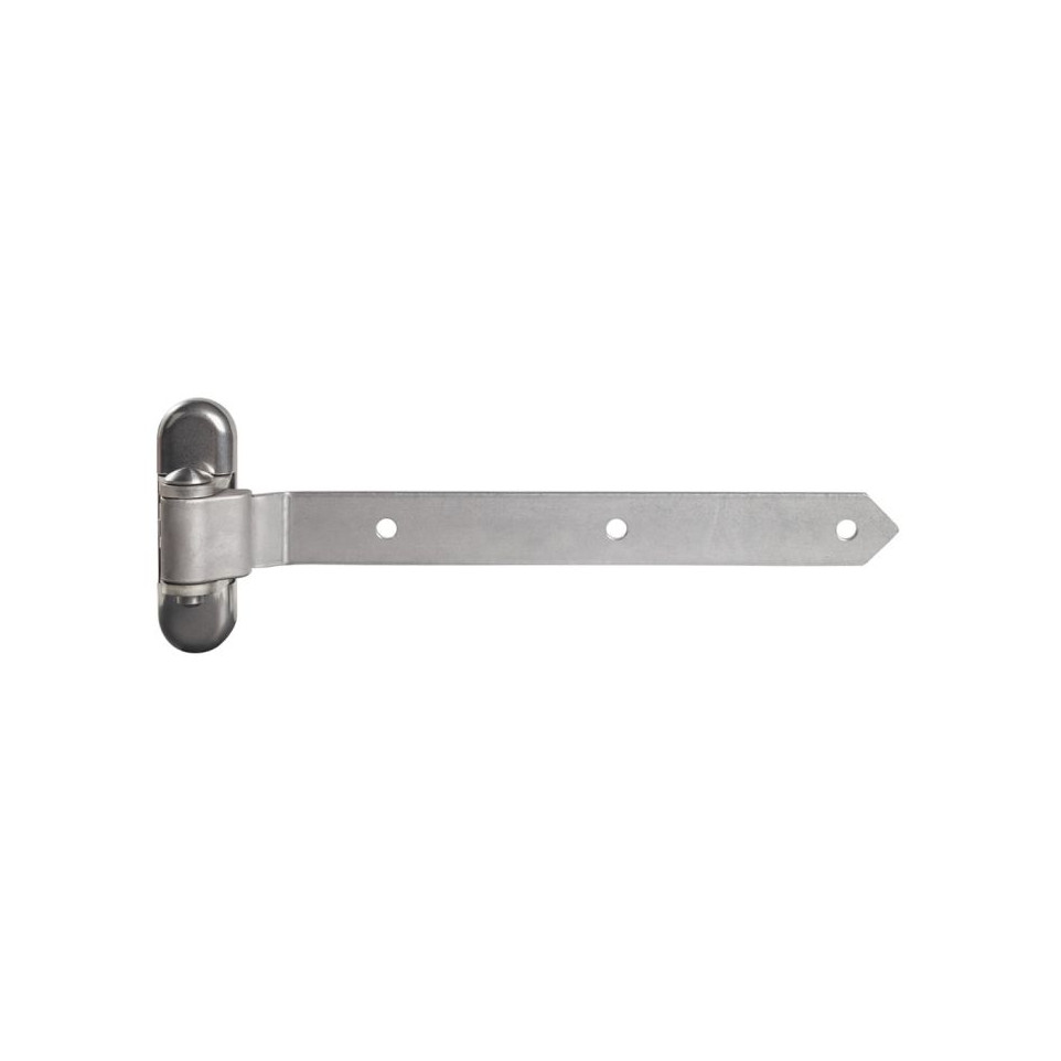 Penture 3D pour portail bois , inox 350mm / pce