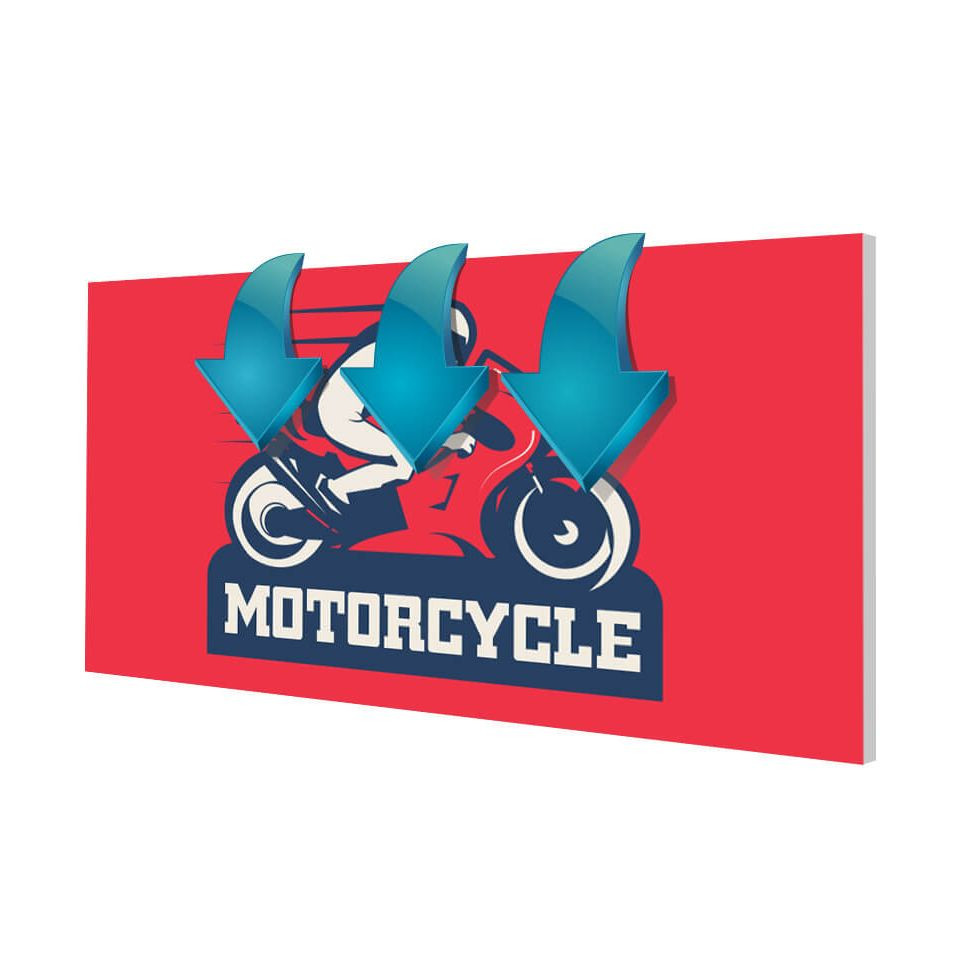 Option : back side printing for signboard