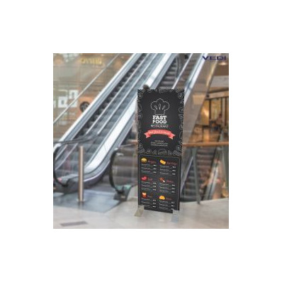 Signboard with feets